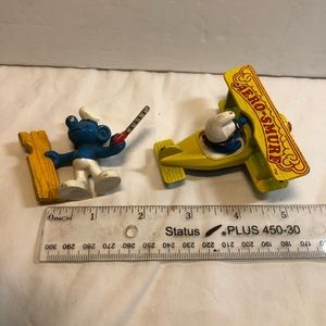 Vintage | Toys | Vintage Smurfs Peyo Aerosmurf 982 Builder Smurf | Poshmark